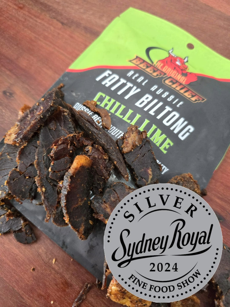 Chilli Lime Fatty Biltong - Original Beef Chief