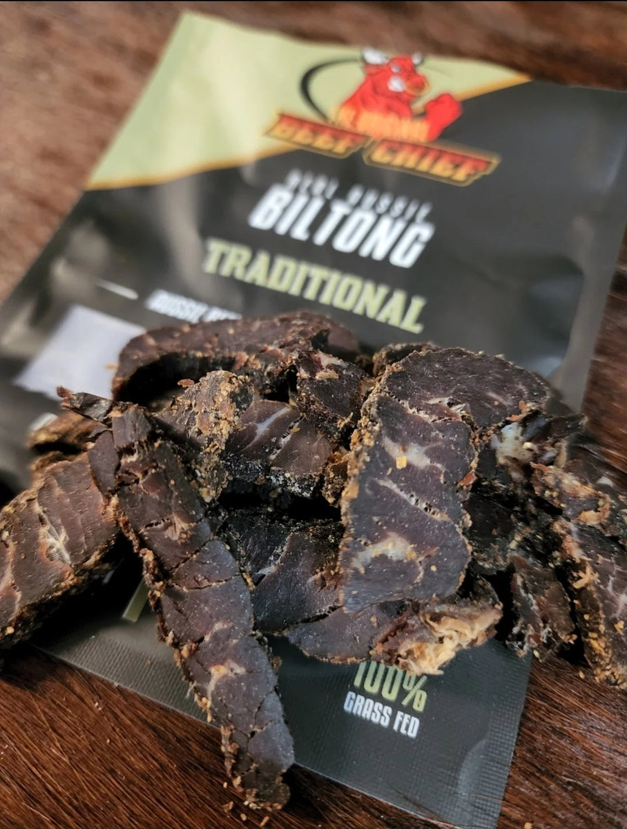 Biltong Gift Box Australia Online | The Chief's Biltong Pack – Original Beef Chief