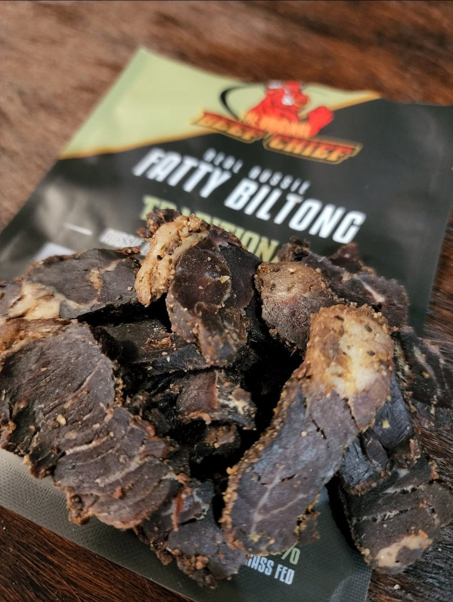 Biltong Gift Box Australia Online | The Chief's Biltong Pack – Original Beef Chief