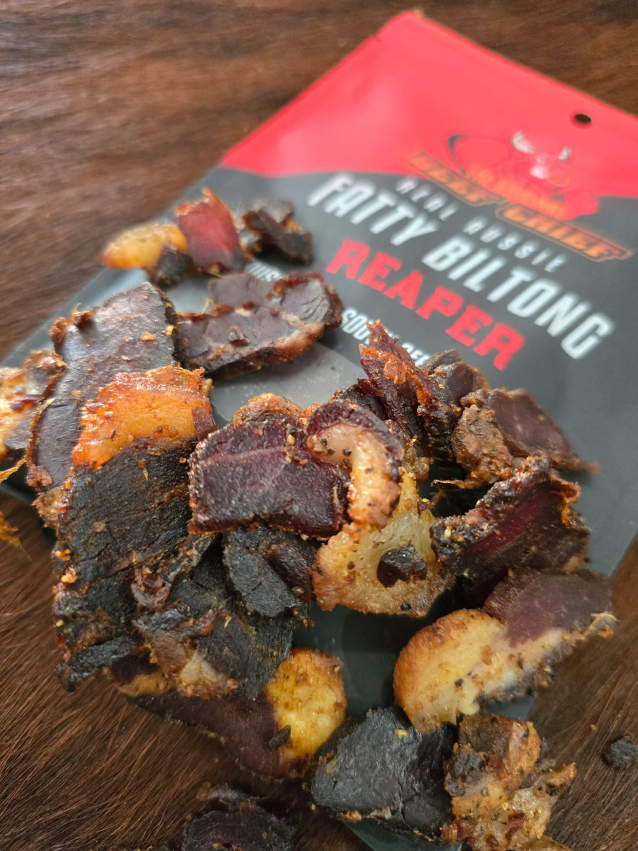 Creeping Reaper Fatty Biltong Australia | Original Beef Chief