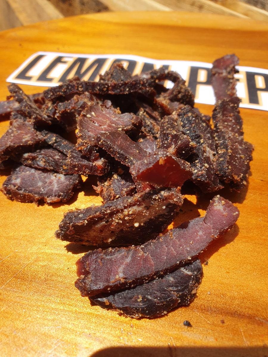 Lemon Pepper Biltong Australia | Original Beef Chief
