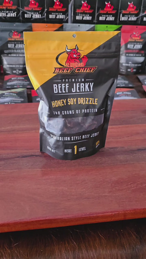 Honey Soy Drizzle Beef Jerky | Original Beef Chief