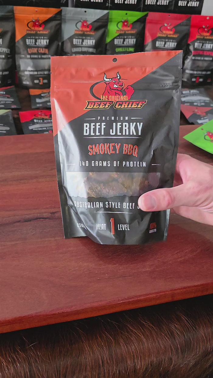 Smokey BBQ Beef Jerky Australia | Original Beef Chief